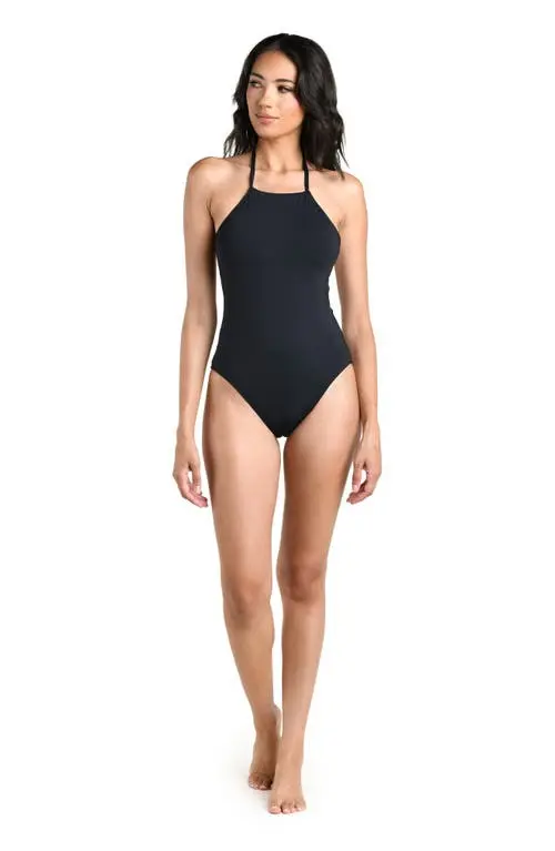 La Blanca Island Goddess High Neck One-piece Swimsuit