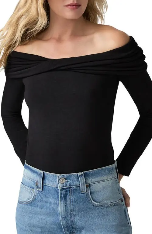 Paige Aaliyah Off The Shoulder Top - Black