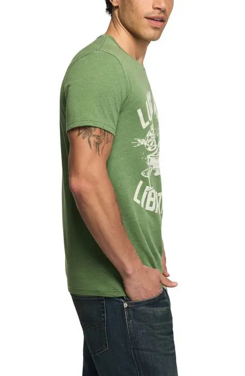 Lucky Brand Luck And Libations Graphic Tee