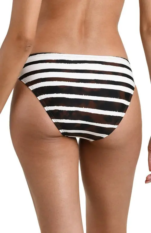 La Blanca Driftwood Stripe Hipster Bikini Bottoms