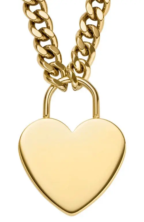 Fossil Sutton Heart Pendant Necklace