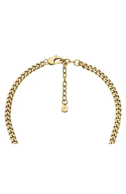Fossil Sutton Heart Pendant Necklace