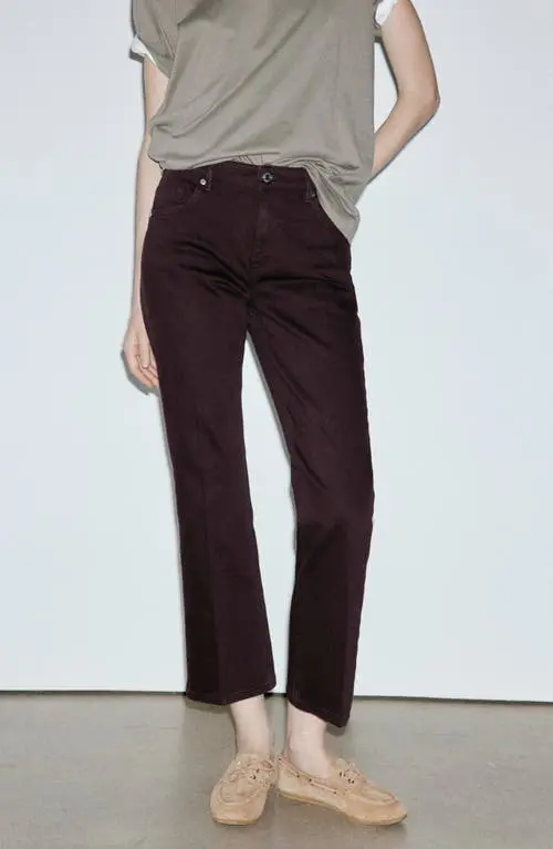 Mango Sienna Crop Flare Jeans