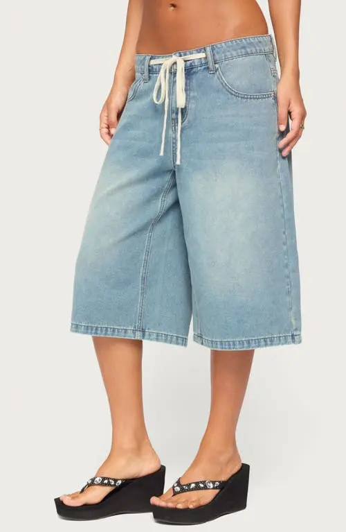EDIKTED Jaci Drawstring Bermuda Shorts