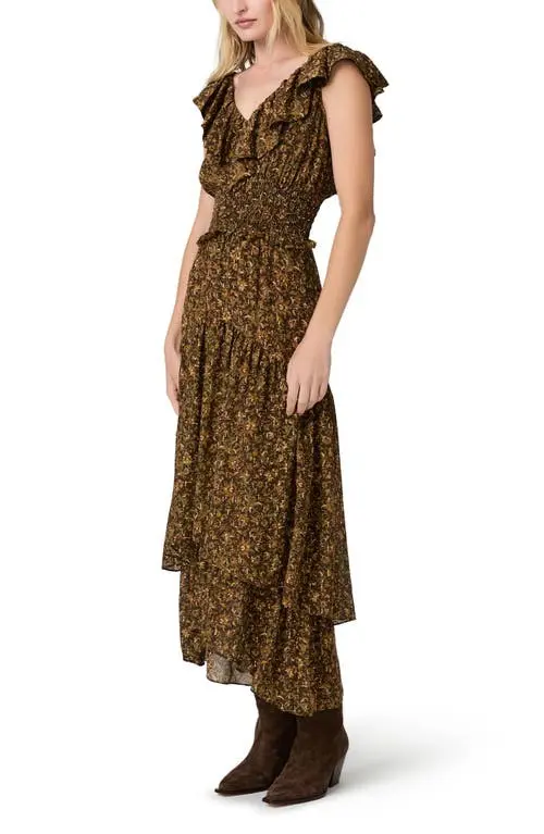 Paige Kiana Silk Blend Hi-low Dress