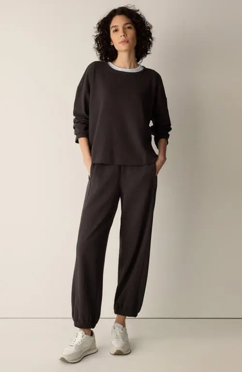 Eileen Fisher Waffle Ankle Jogger Pants
