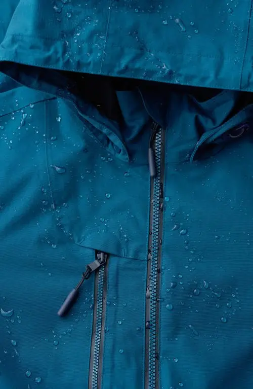 SEASALT CORNWALL Coverack Waterproof Organic Cotton Raincoat With Removable Hood