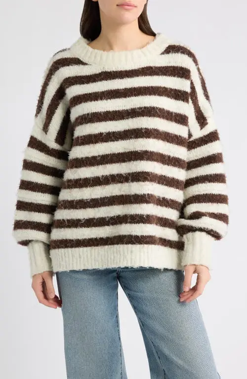 A.REN Hartford Striped Crewneck Sweater