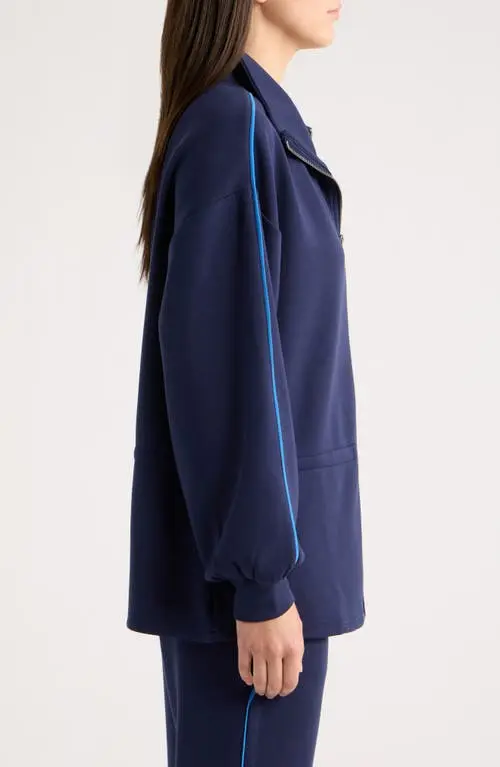 Bernardo Zip Up Peplum Jacket