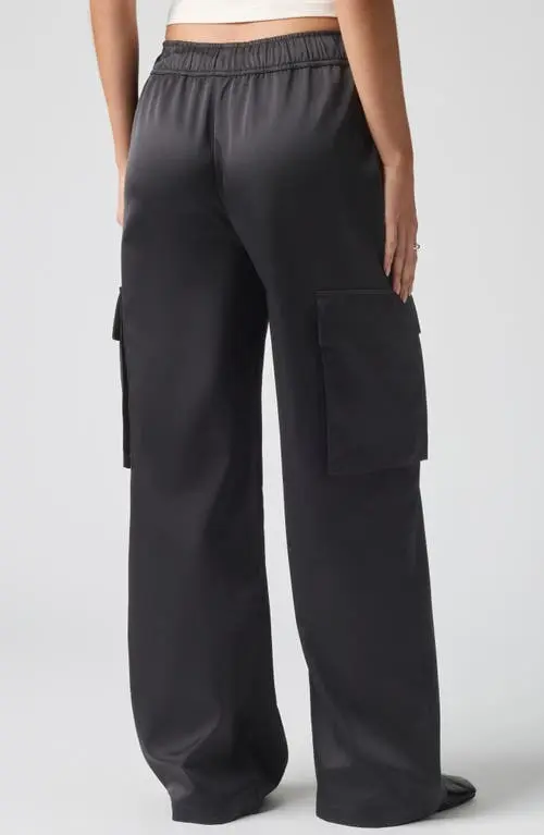 FLORENCE BY MILLS Satin Cargo Pants