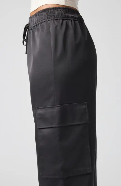 FLORENCE BY MILLS Satin Cargo Pants