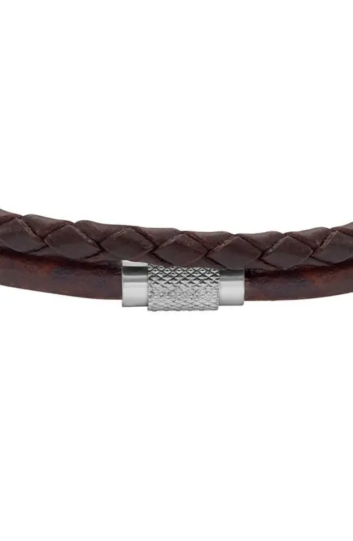 Fossil Machine Multi-strand Leather Bracelet