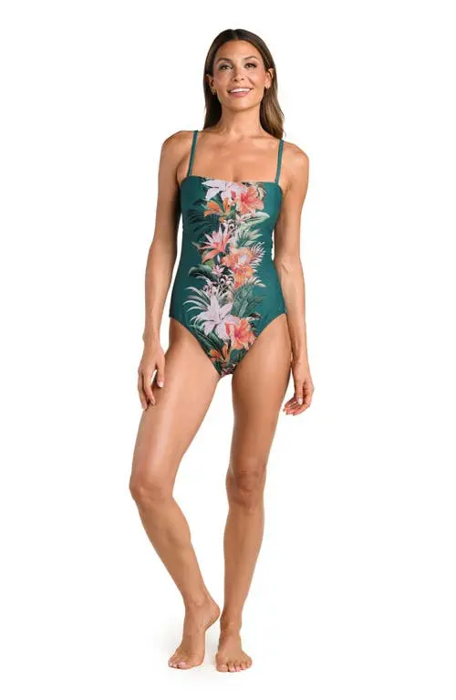 La Blanca Courtyard Band One-piece Swimsuit