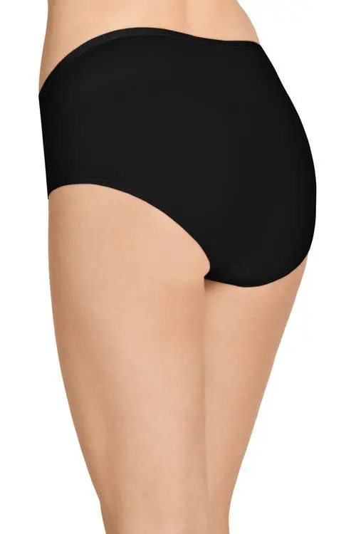 JOCKEY Organic Cotton Stretch Modern Brief6 Pack - Black