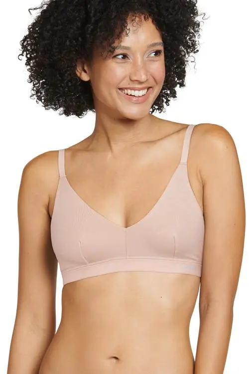 JOCKEY Organic Cotton Stretch Triangle Bralette - Light