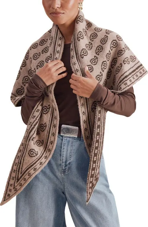 Splendid X Cellajaneblog Reversible Scarf - Java Brown Paisley