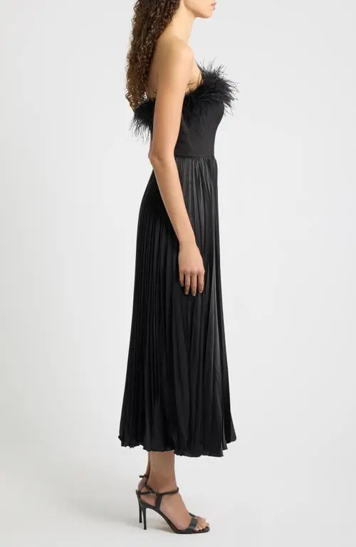 HUTCH Tierra Strapless Maxi Dress
