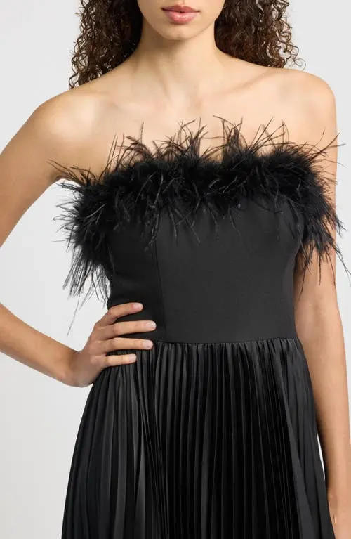 HUTCH Tierra Strapless Maxi Dress