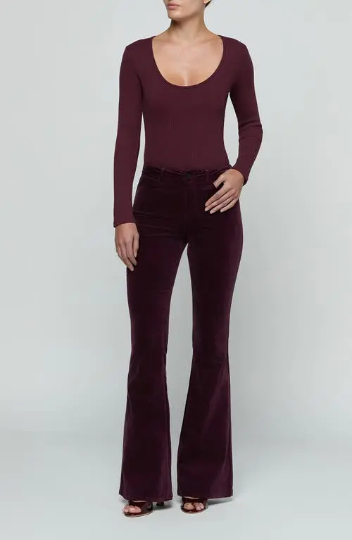 L'Agence Marty High Rise Flare Leg Jeans