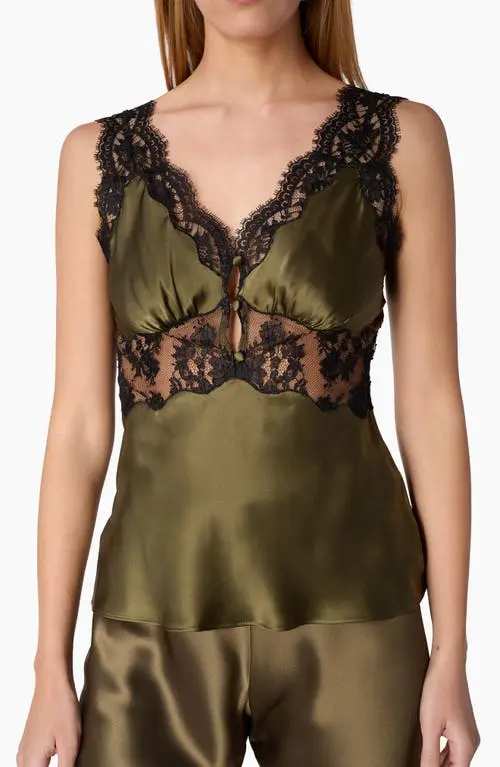 Cami Nyc Ada Silk Camisole - Camouflage