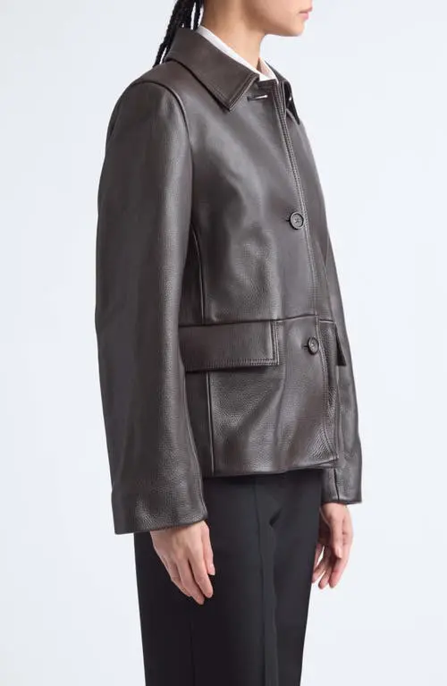TOTEME Grained Leather Jacket