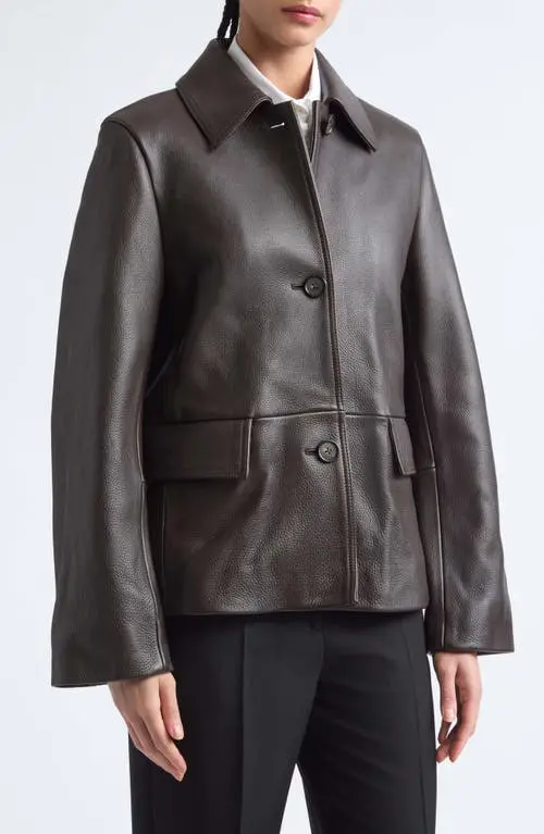 TOTEME Grained Leather Jacket