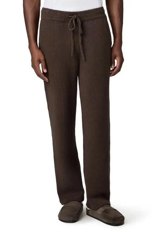 Paige Willits Cotton & Cashmere Sweater Pants - Brazil Nut