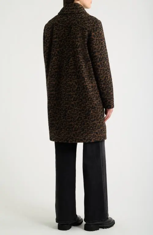 Bernardo Animal Print Coat