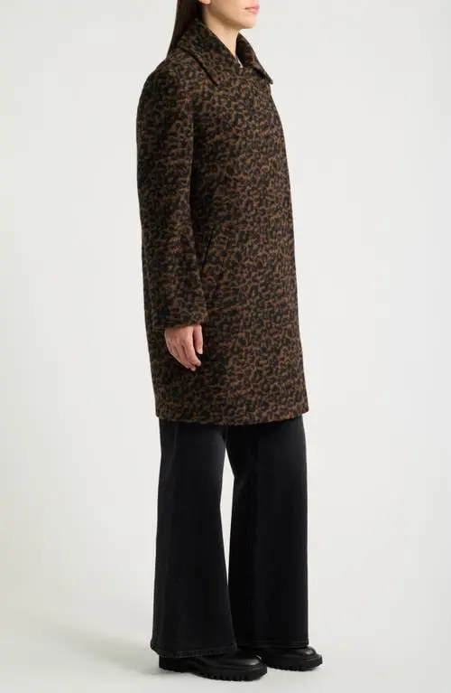Bernardo Animal Print Coat