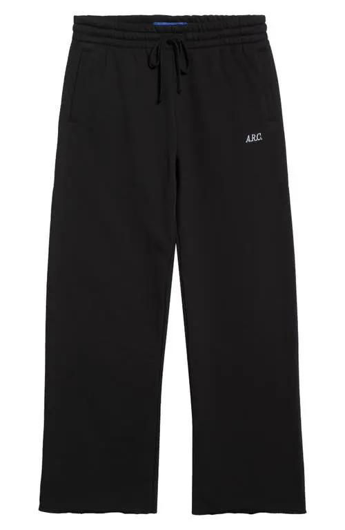 A.R.C. ACTIVE RECREATION COMFORT Standard Lounge Fleece Pants - Black