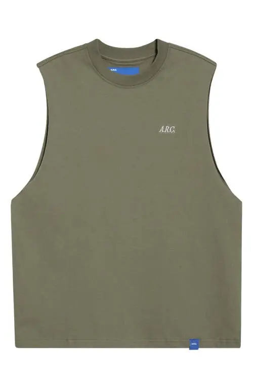 A.R.C. ACTIVE RECREATION COMFORT Standard Logo Cotton Muscle Tank
