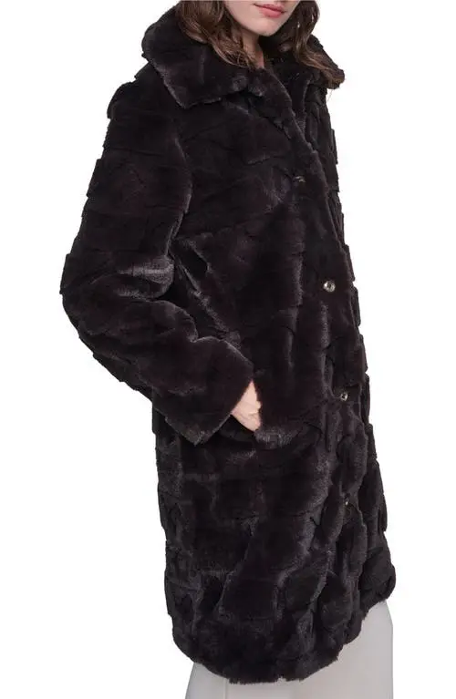 Karl Lagerfeld Paris Faux Fur Coat