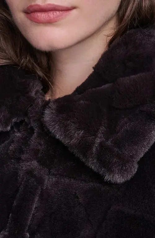 Karl Lagerfeld Paris Faux Fur Coat