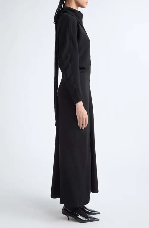 TOTEME Slouch Waist Scarf Maxi Dress