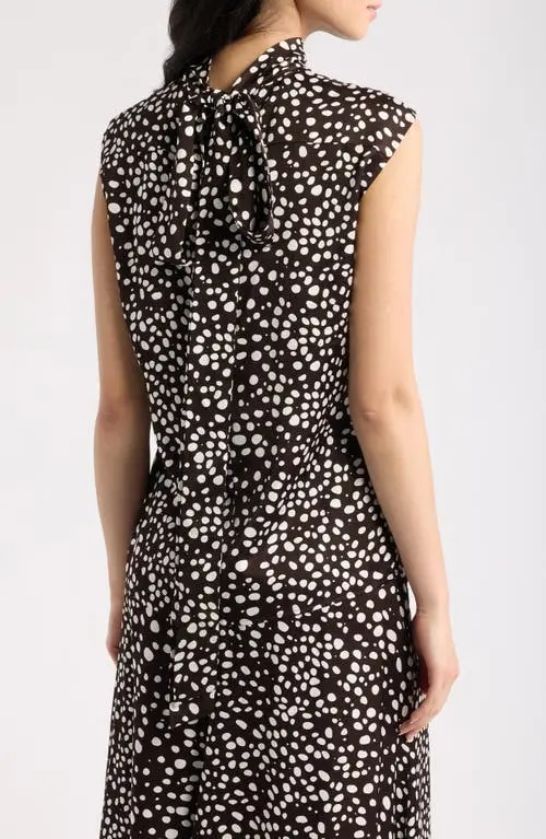 BOSS Dot Sleeveless Blouse