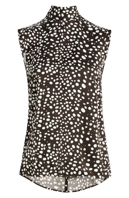 BOSS Dot Sleeveless Blouse