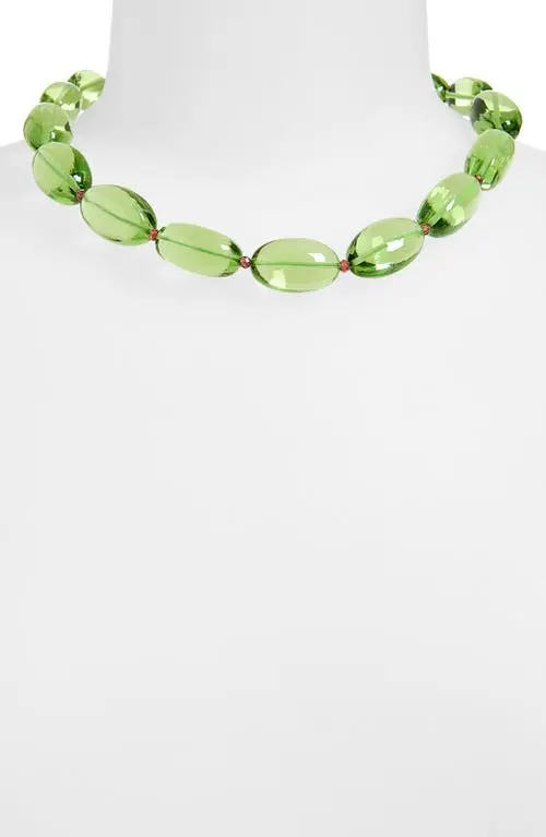 LIZZIE FORTUNATO Verdant Collar Necklace - Green