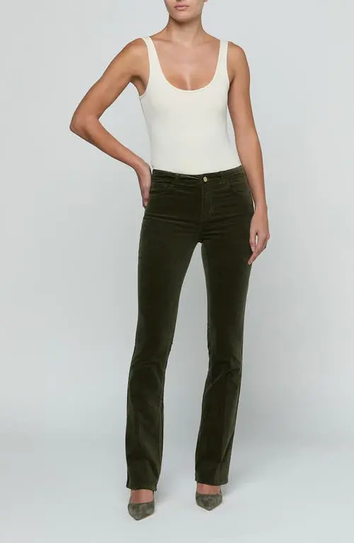 L'Agence Stevie High Waist Straight Leg Jeans