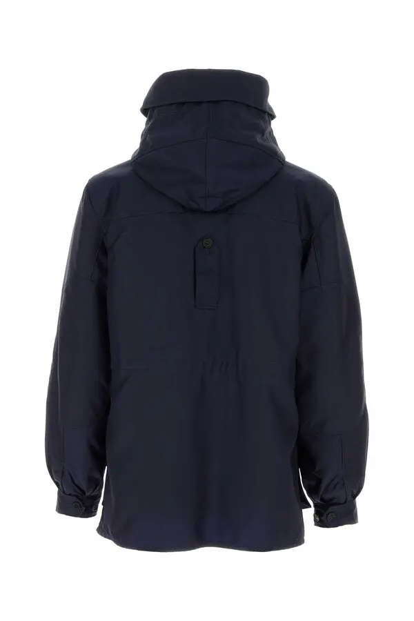 Prada Navy Wool Blend Jacket
