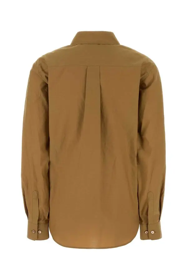 LEMAIRE Camel Poplin Shirt
