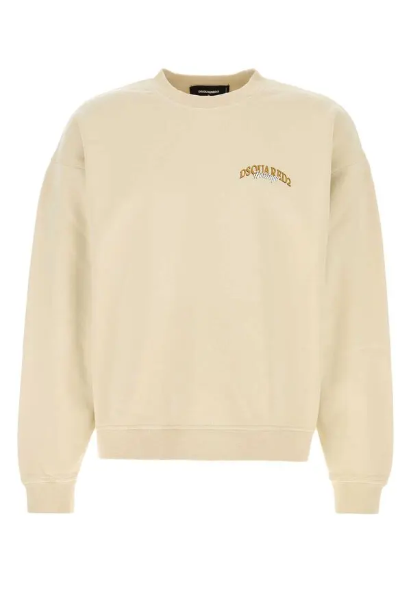 Dsquared2 Beige Cotton Sweatshirt