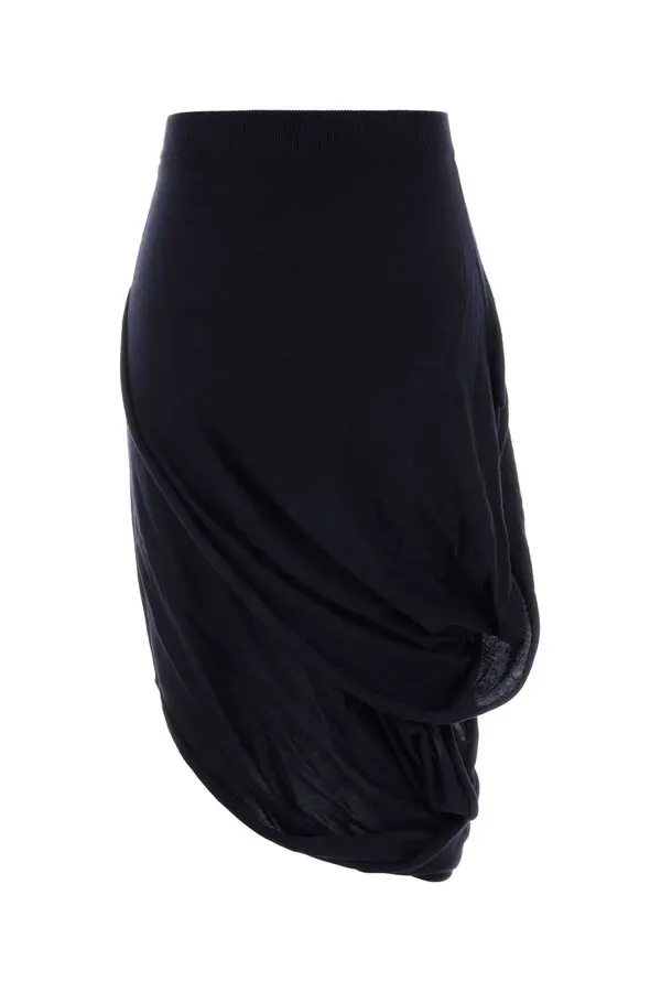 Loewe Dark Wool Blend Skirt