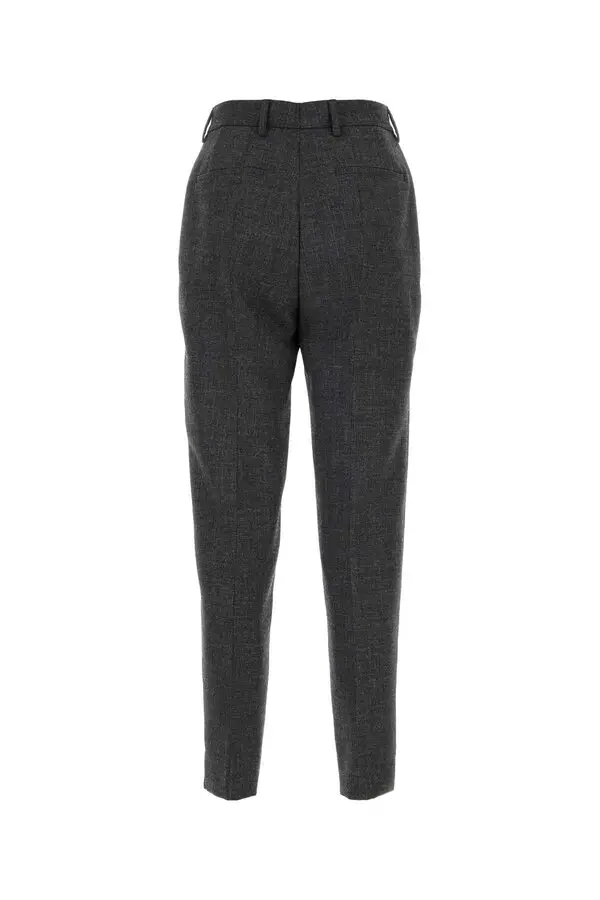 Prada Dark Grey Wool Pant