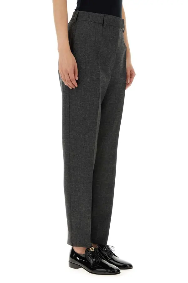 Prada Dark Grey Wool Pant