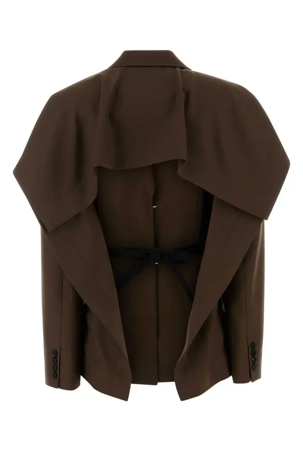 Loewe Wool Blazer - Brown