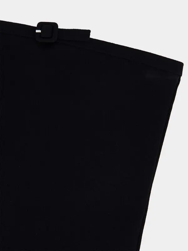 COURREGES Buckle Knit Bustier Top