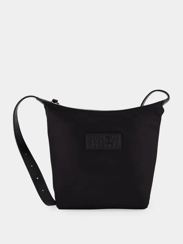 MAISON MARGIELA Numeric Vertical Nylon Crossbody Bag - Black
