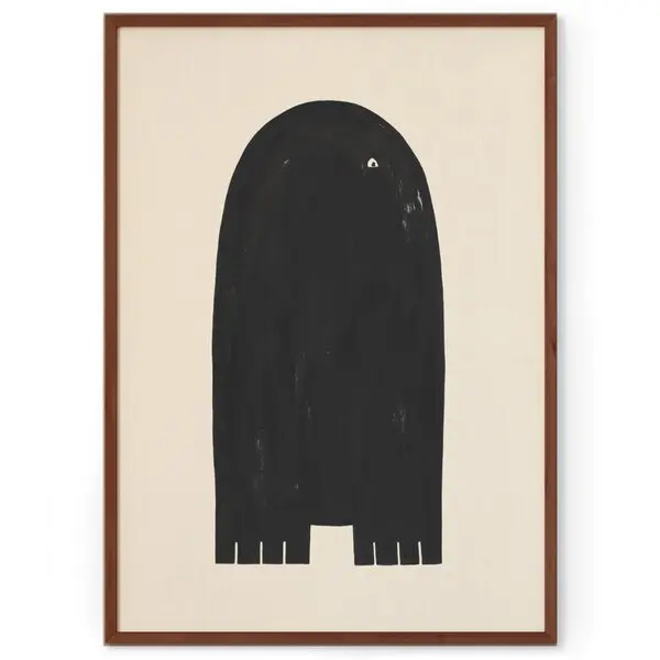 LENA WIGERS Neutrals The Observer 30 X 40 Art Print