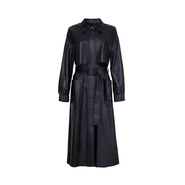 AUDREY VALLENS Phoenix Leather Coat