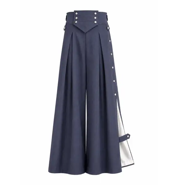 JULIA ALLERT Pleated Utility Palazzo Trousers